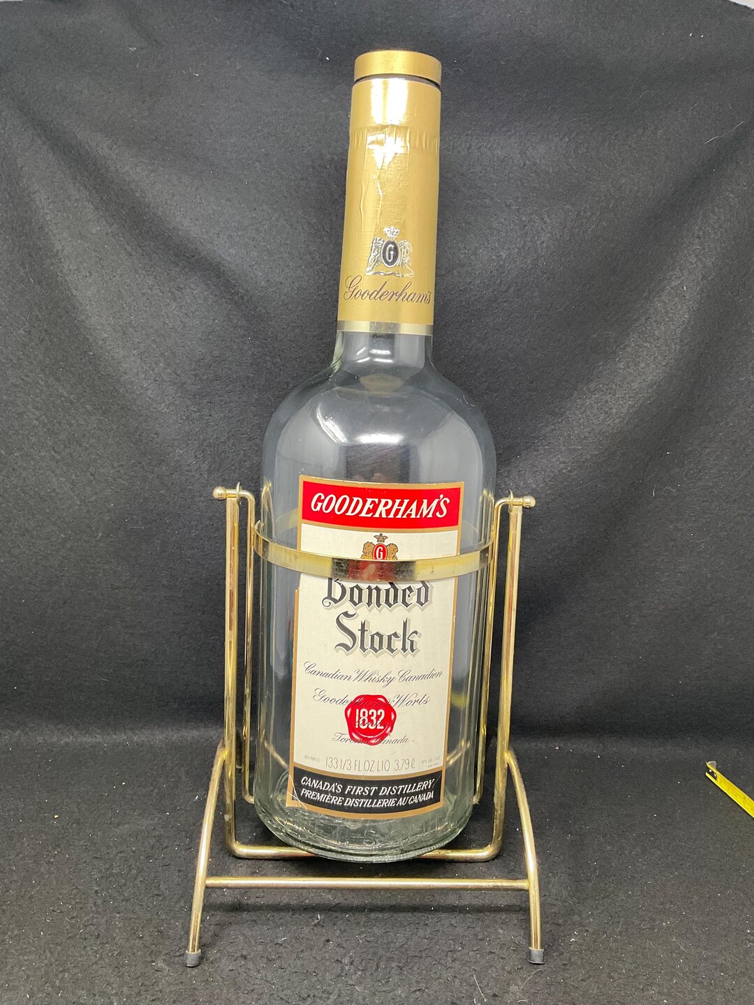 Vintage Gooderham’s Bonded Stock Whiskey Bottle on Cradle Canada’s ...