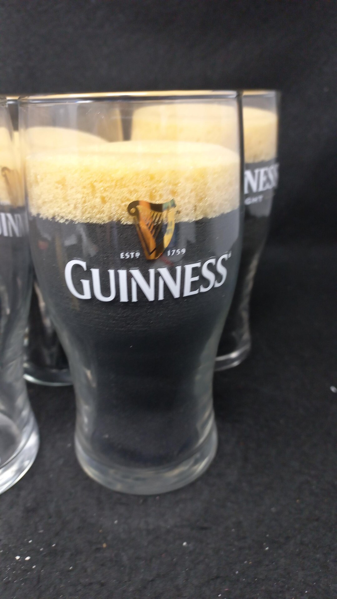 Vintage Guinness Beer Collector Glass With Faux Foam Price is for 1 - Etsy