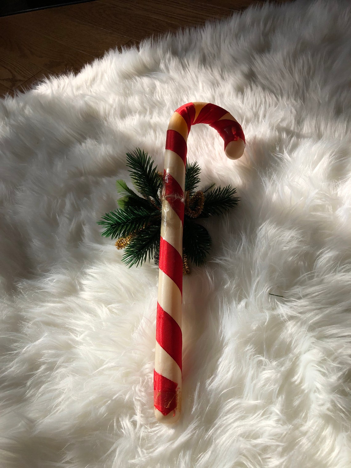 1 Large Vintage Plastic Candy Cane With 6 Smaller Ones . - Etsy