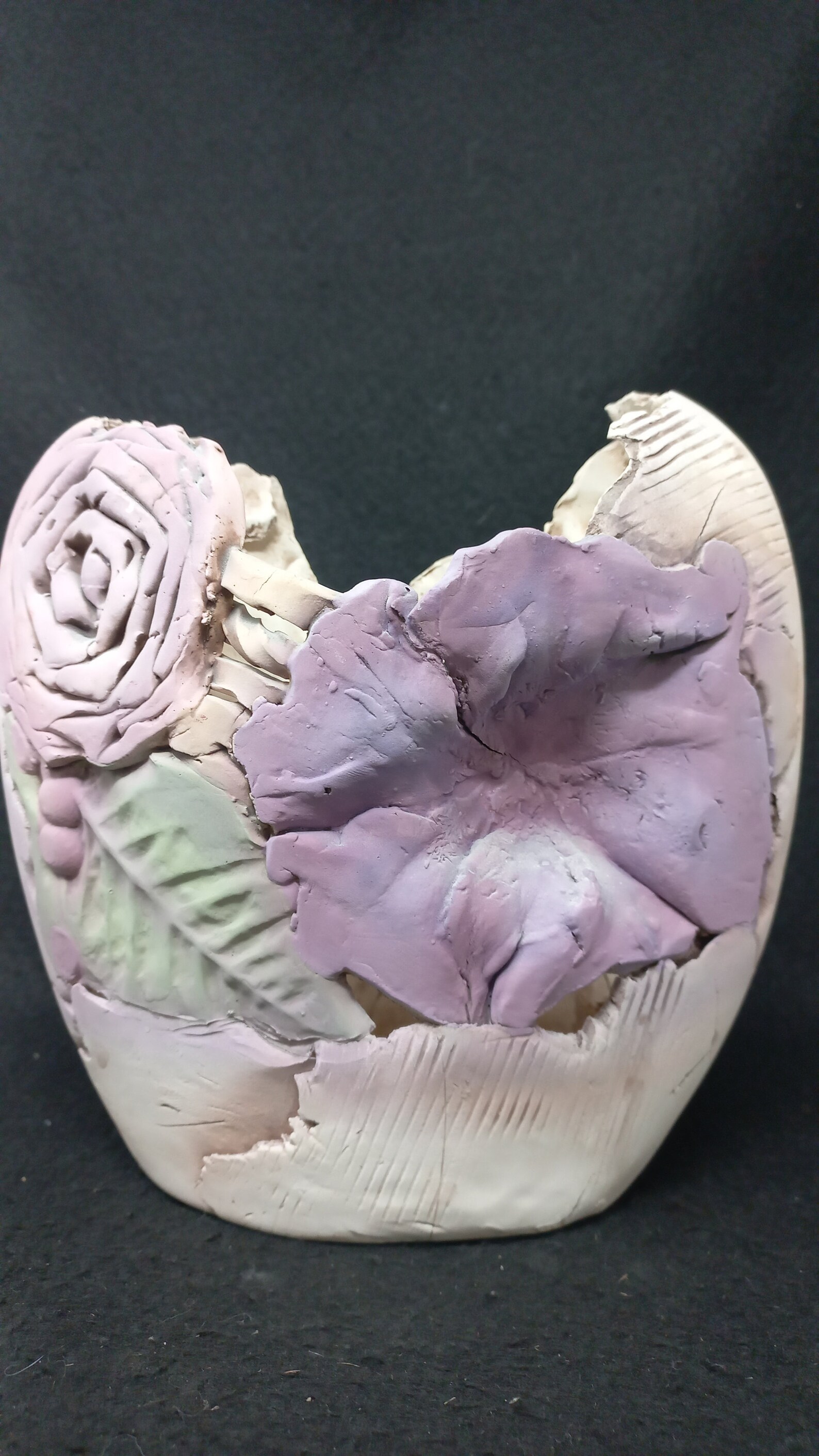 J.davis Pottery Floral Desert Pottery American Art - Etsy