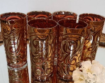 Hollywood Regency Glassware - Etsy