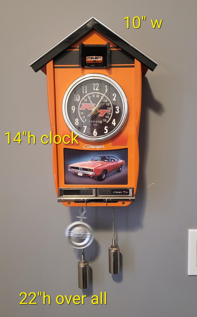 Dodge Charger and Bradford Exchange Racing Car Cuckoo Clock Limited ...