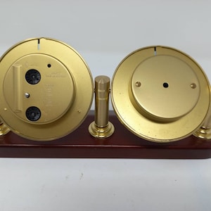 Vintage Longines Desk Clock With Temperature and Humidity Made in ...