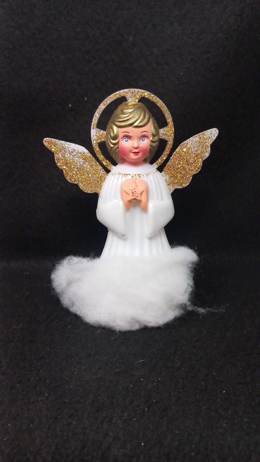 Vintage Doubl-glo Angel Tree Topper. C - Etsy