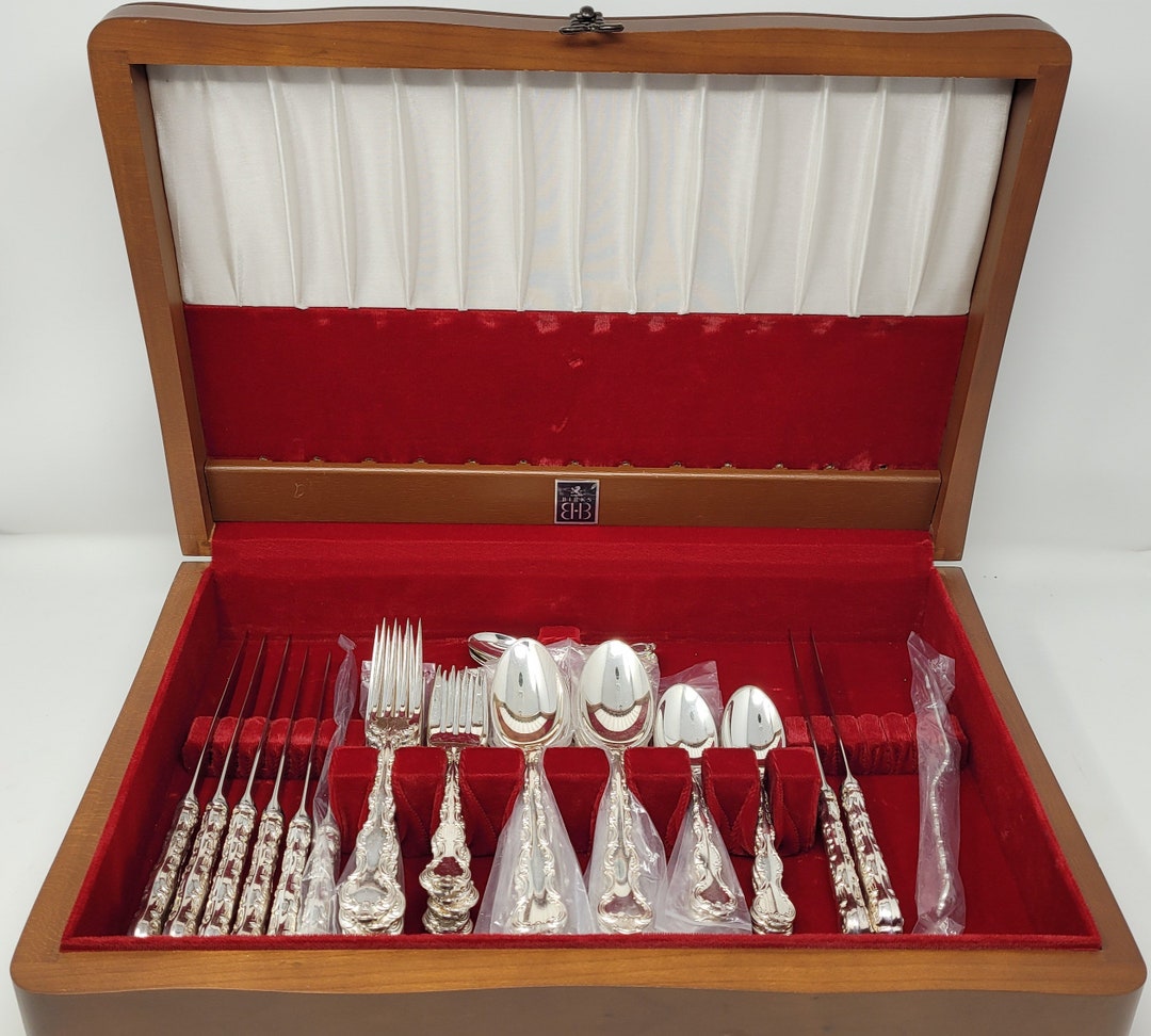 Vintage Birks Regency Silverplate “louis De France” Flatware Place - Etsy