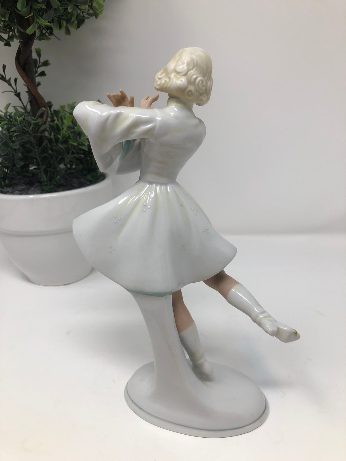 Vintage Schaubach Kunst Porzellan Tänzerin Figur. | Etsy