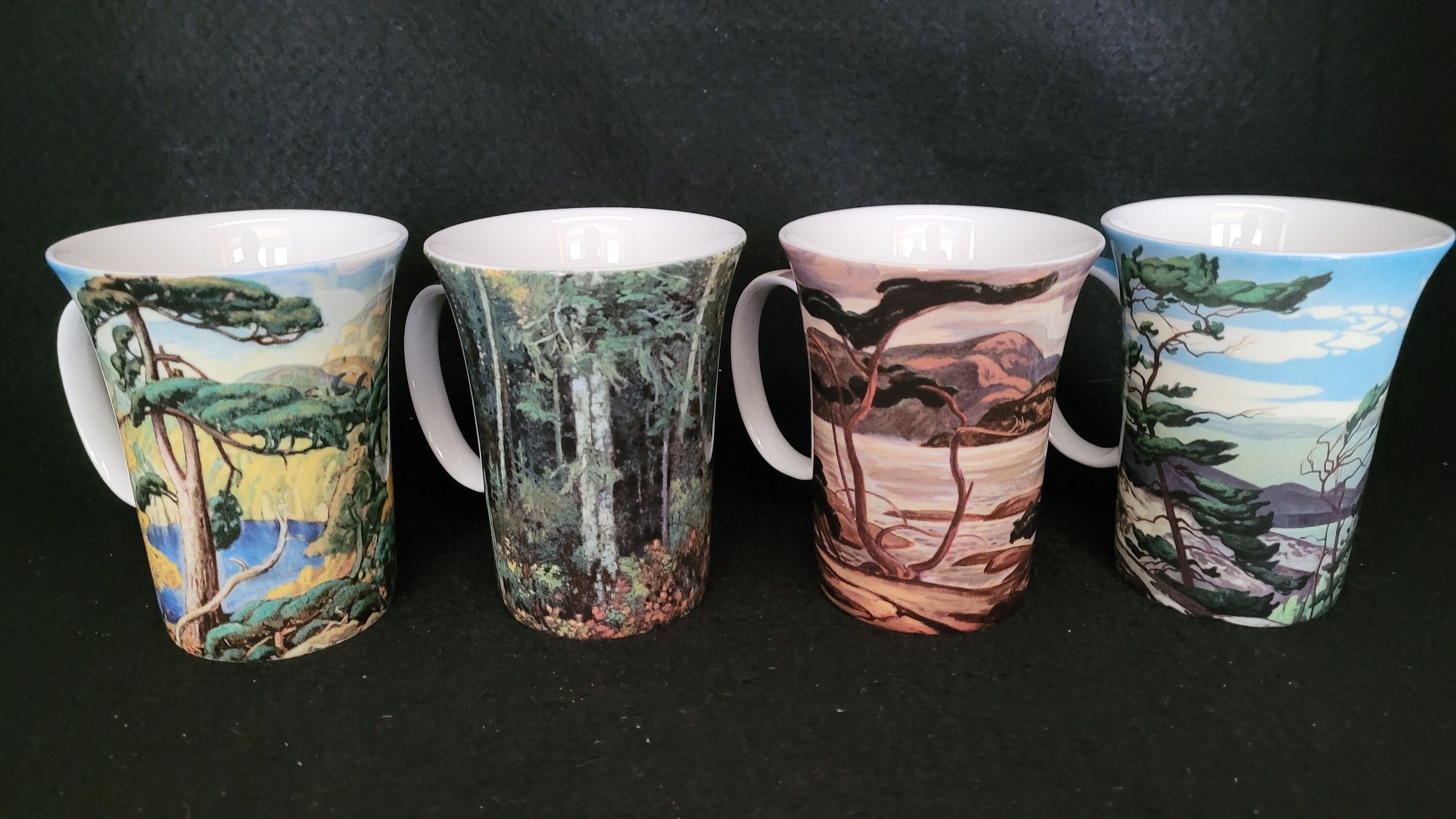 Group of Seven Mugs Mcintosh China Set of 4 - Etsy