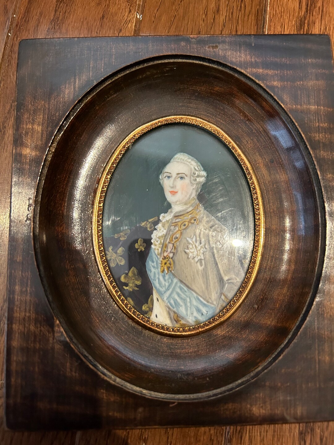 Antique Miniature Painted on Ivory of the French King Louis XVI - Etsy