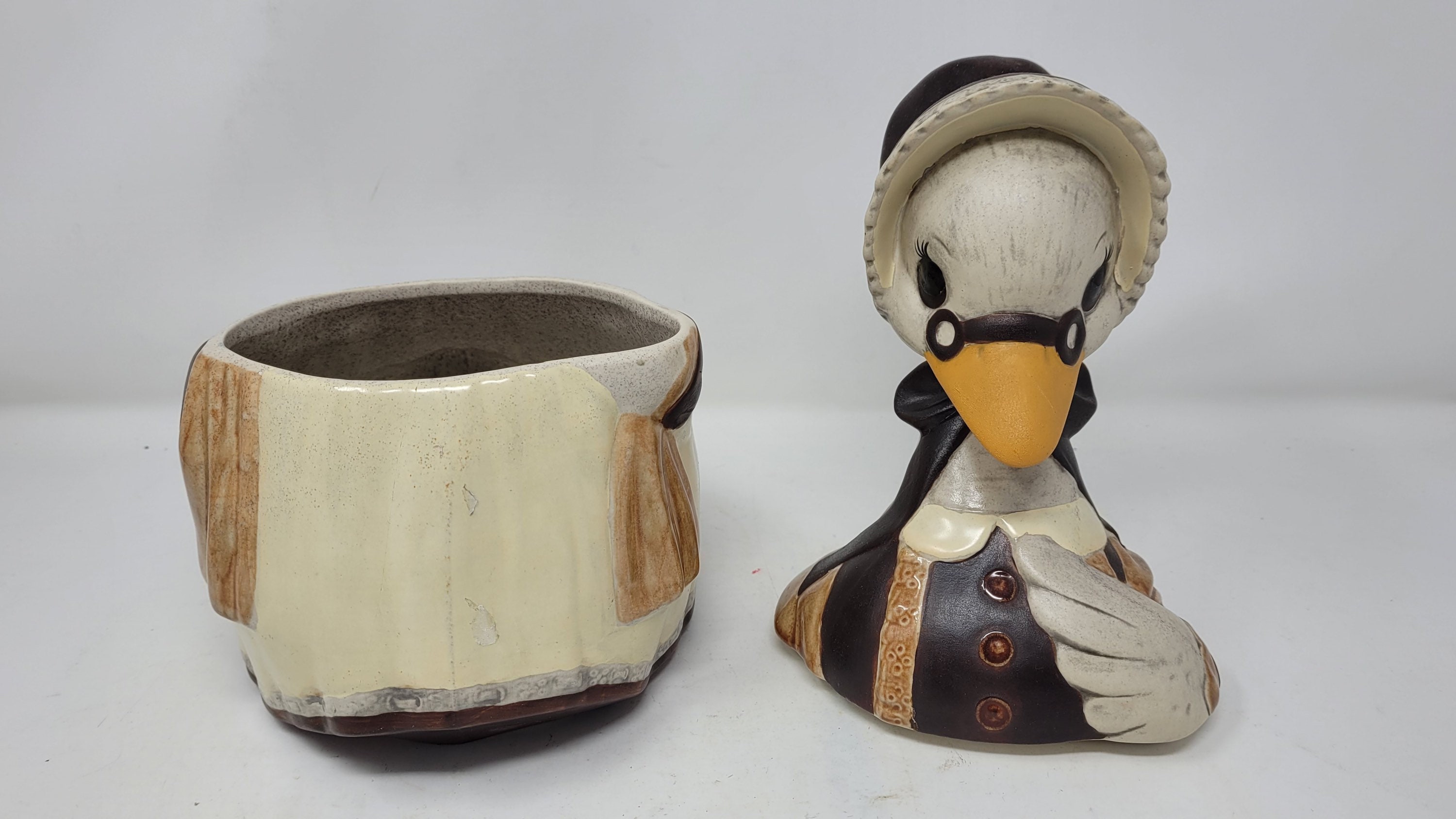 Vintage Mother Goose Ceramic Cookie Jar - Etsy