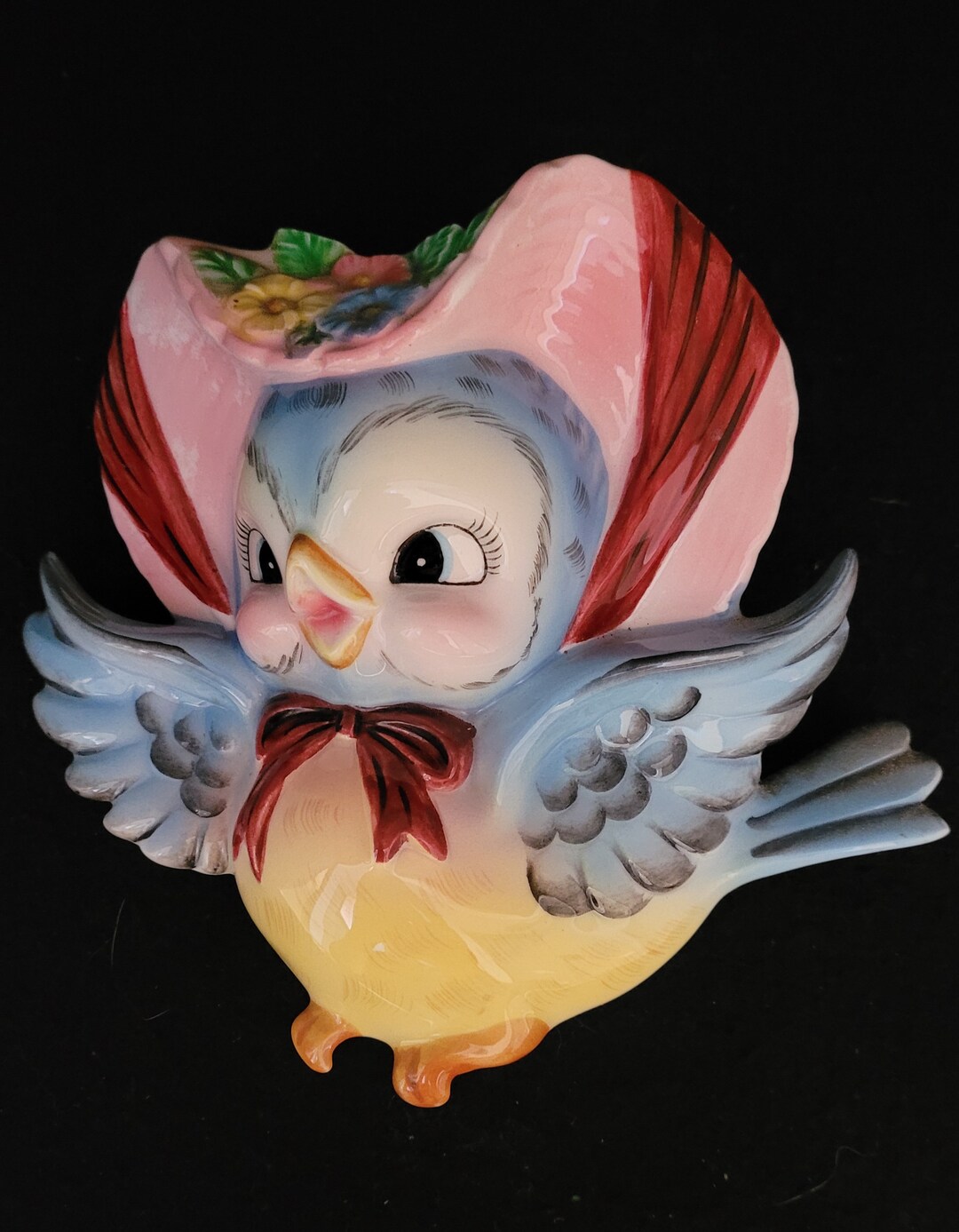 1950s Lefton Bluebird Wall Pocket ESD. F1 - Etsy