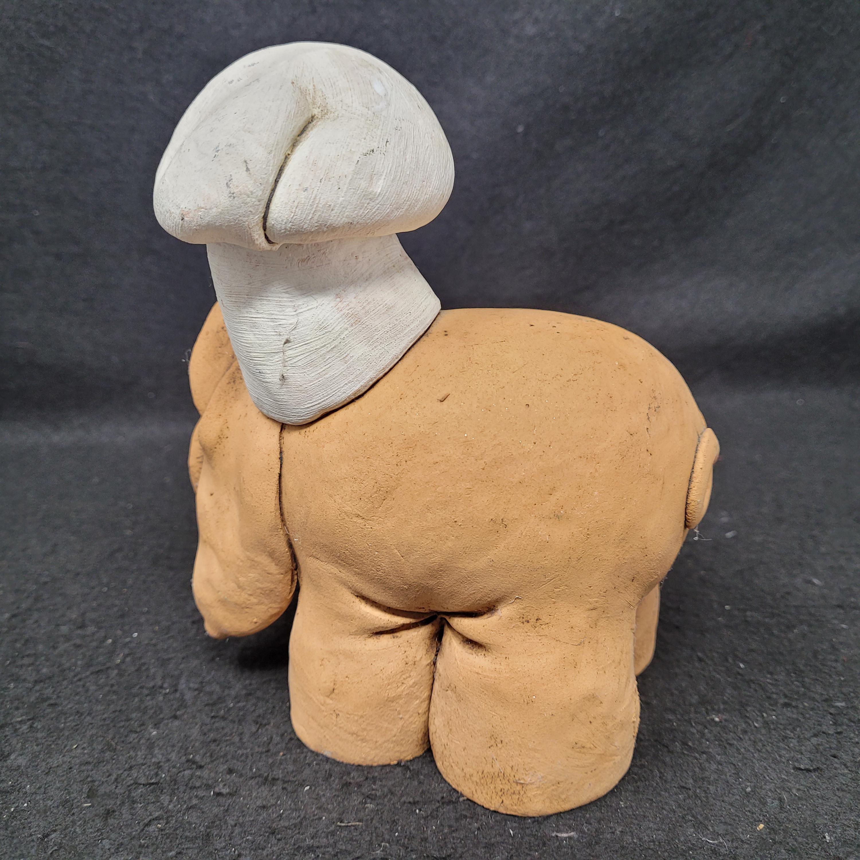 Canadian Grant Pottery Clay Pig With Chefs Hat Eat Beef. S5 - Etsy
