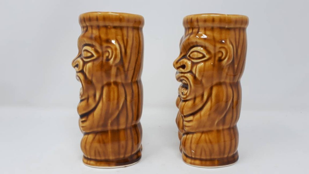 Vintage Orchids of Hawaii Tiki Mugs Set of 2. S6 - Etsy