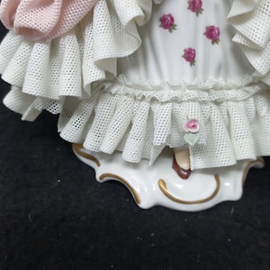 Vintage Dresden Lace Lady Karl-heinz Klette Germany 7 - Etsy