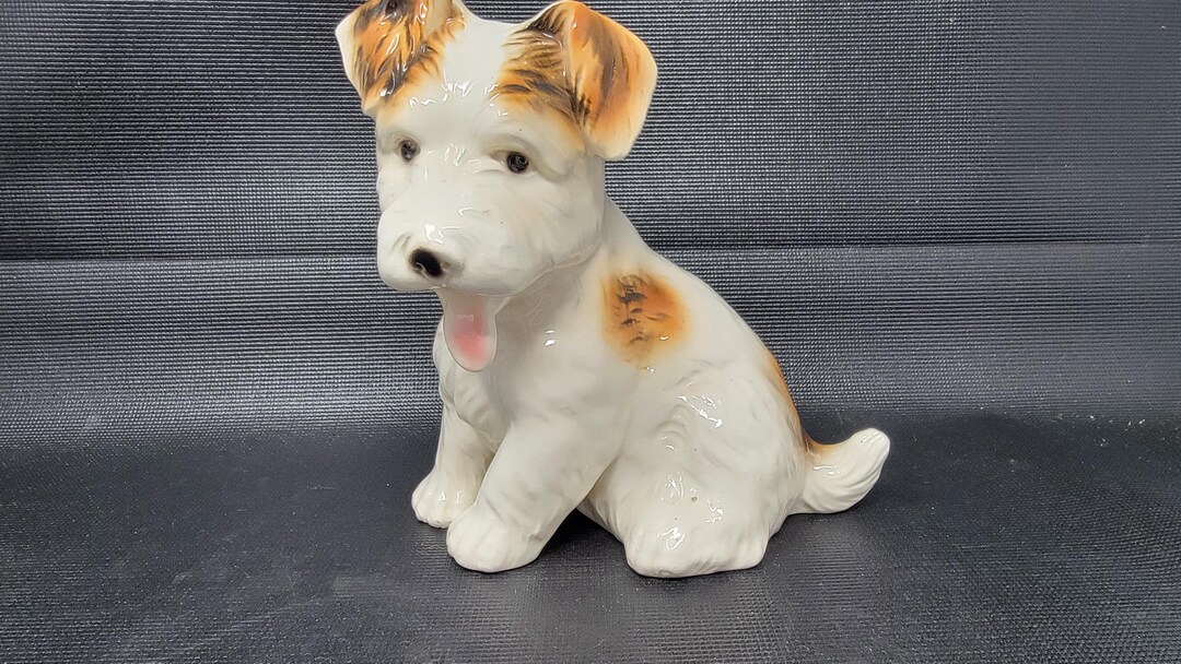 VINTAGE SITZENDORF FOX / Sealyham Terrier Puppy Dog. S2 - Etsy