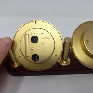 Vintage Longines Desk Clock With Temperature and Humidity Made in ...