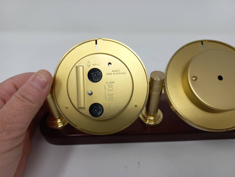 Vintage Longines Desk Clock With Temperature and Humidity Made - Etsy