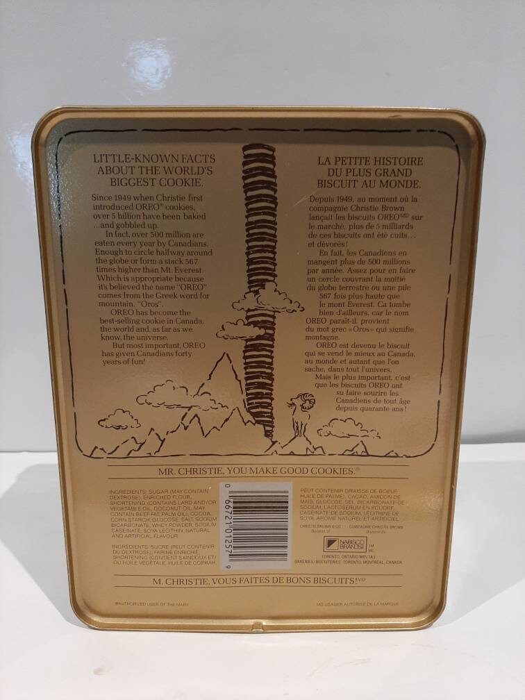 Vintage Limited Edition Oreo Cookie 40th Anniversary Tin - Etsy