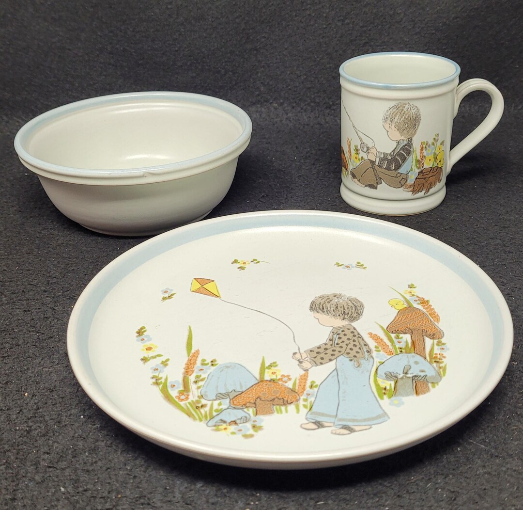 Vintage Denby Dream Weavers 3 Piece Place Setting - Etsy