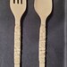 Vintage Tiki Wooden Fork and Spoon Wall Decor - Etsy