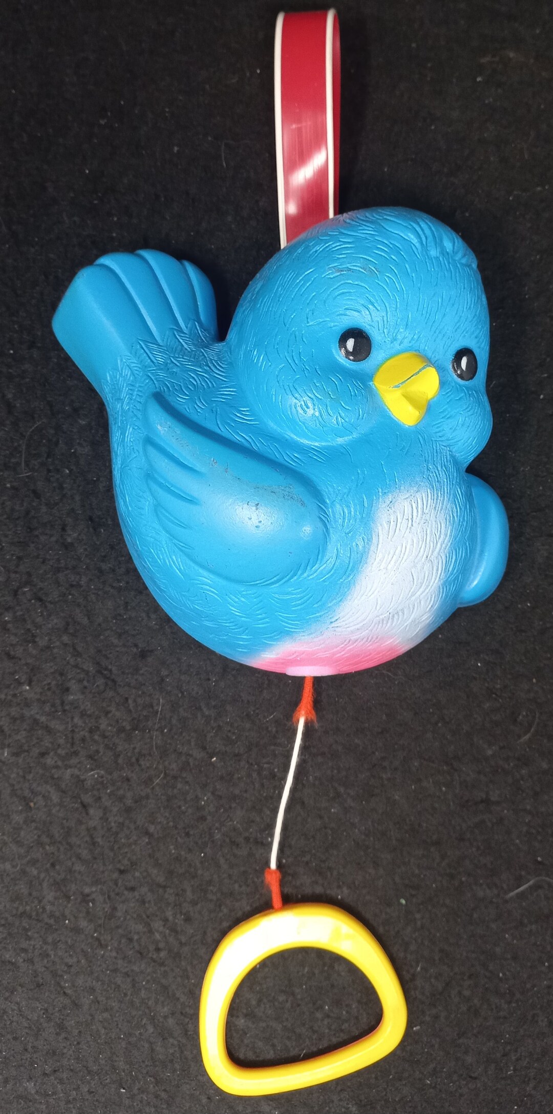 Vintage Fischer Price Bluebird Pull String Music Box Toy - Etsy