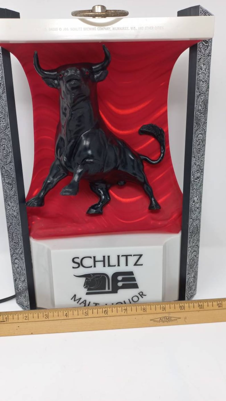 Schlitz Malt Liquor Bull Bar Sign - Etsy