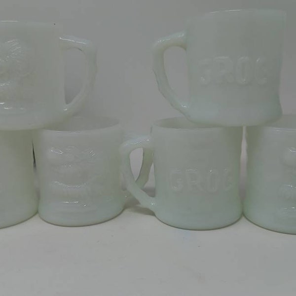 Milk Glass Mugs - Etsy