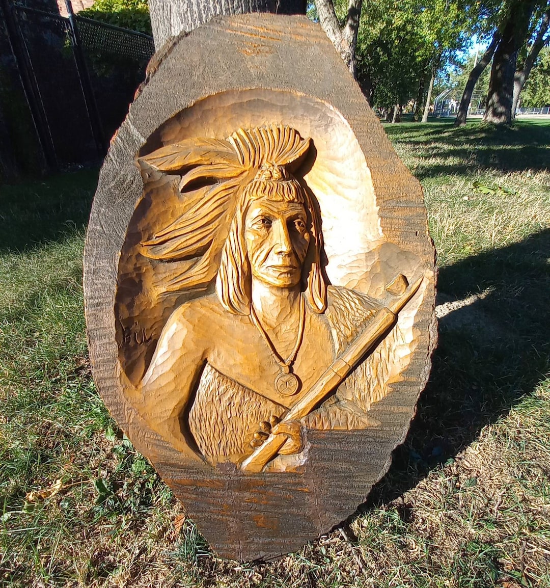 Vintage Indigenous Art Wood Handcarved Native Canadian - Etsy