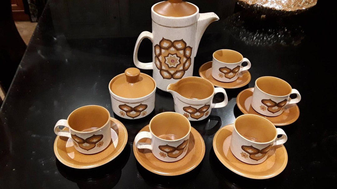 Vintage Royal Worcester Palissy Spode Royale Coffee Set Coffee Pot - Etsy