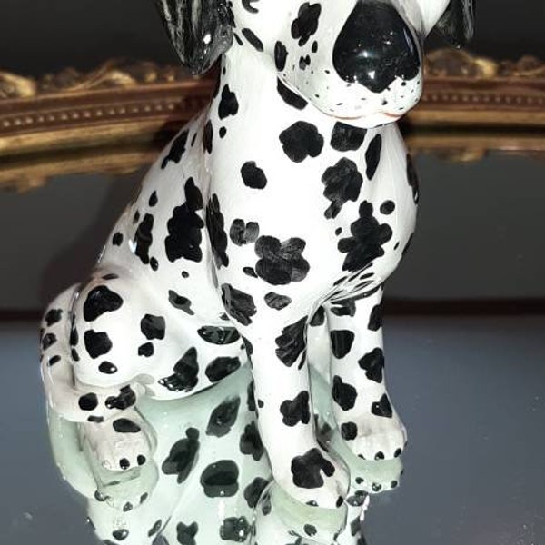 Ceramic Dalmatian Figurine - Etsy