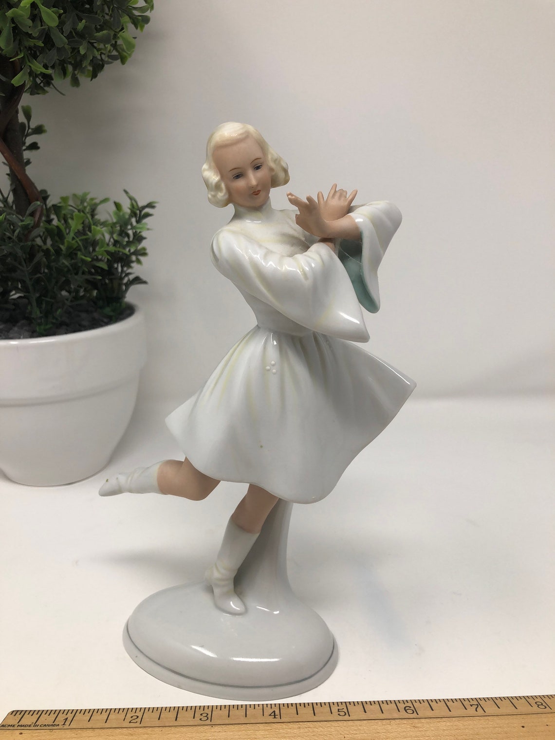 Vintage Schaubach Kunst Porzellan Tänzerin Figur. | Etsy