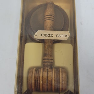 Judge George Yates J. Wooden Gravels - Etsy