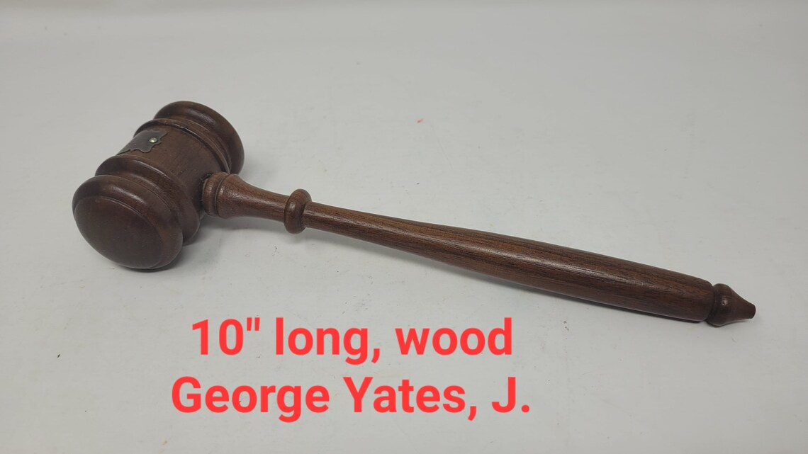 Judge George Yates J. Wooden Gravels - Etsy