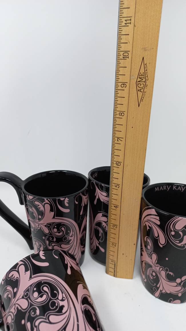 Retro Mary Kay Mugs Set of 4 - Etsy