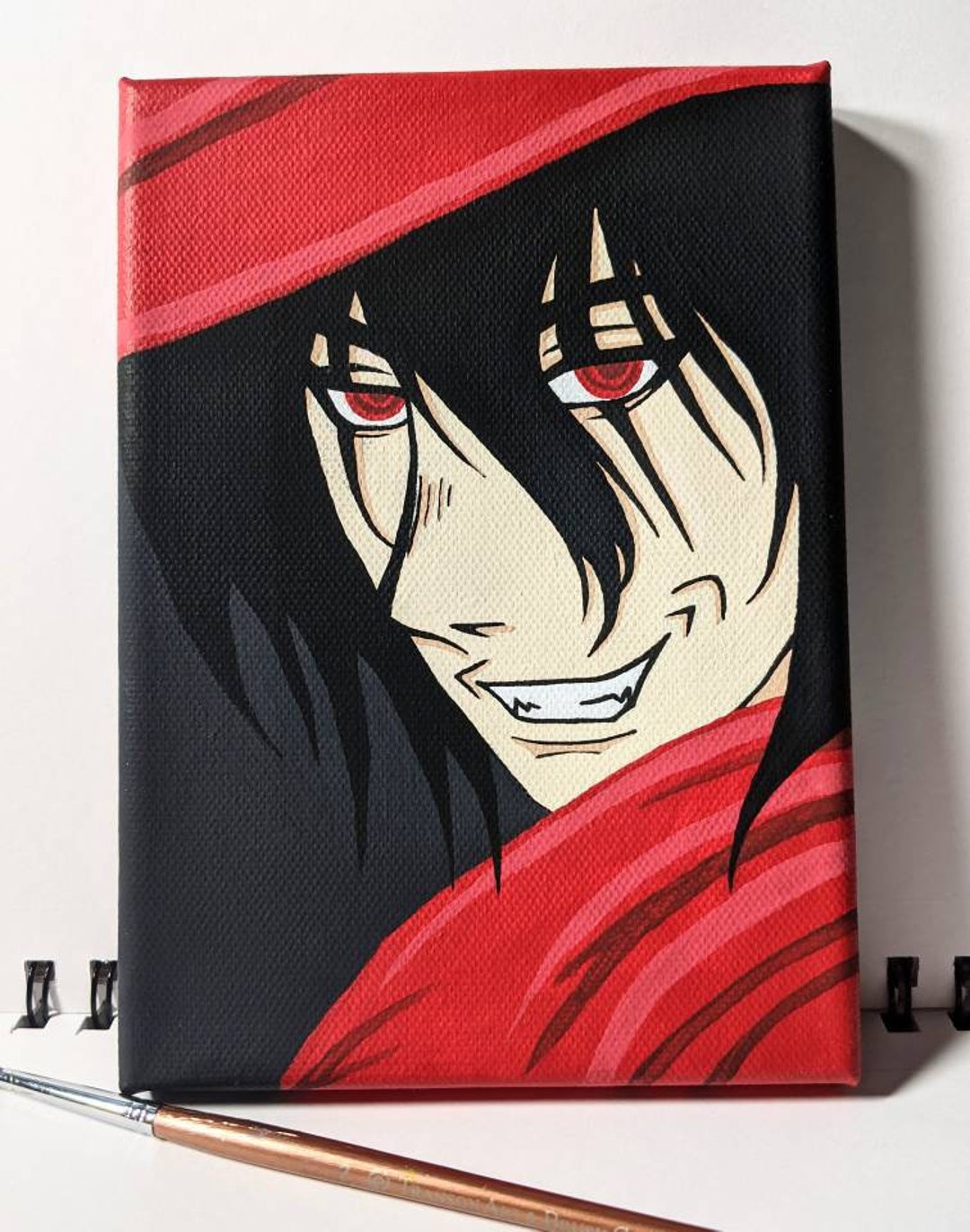 Alucard Hellsing Anime Art Manga Art Acrylic Painting - Etsy