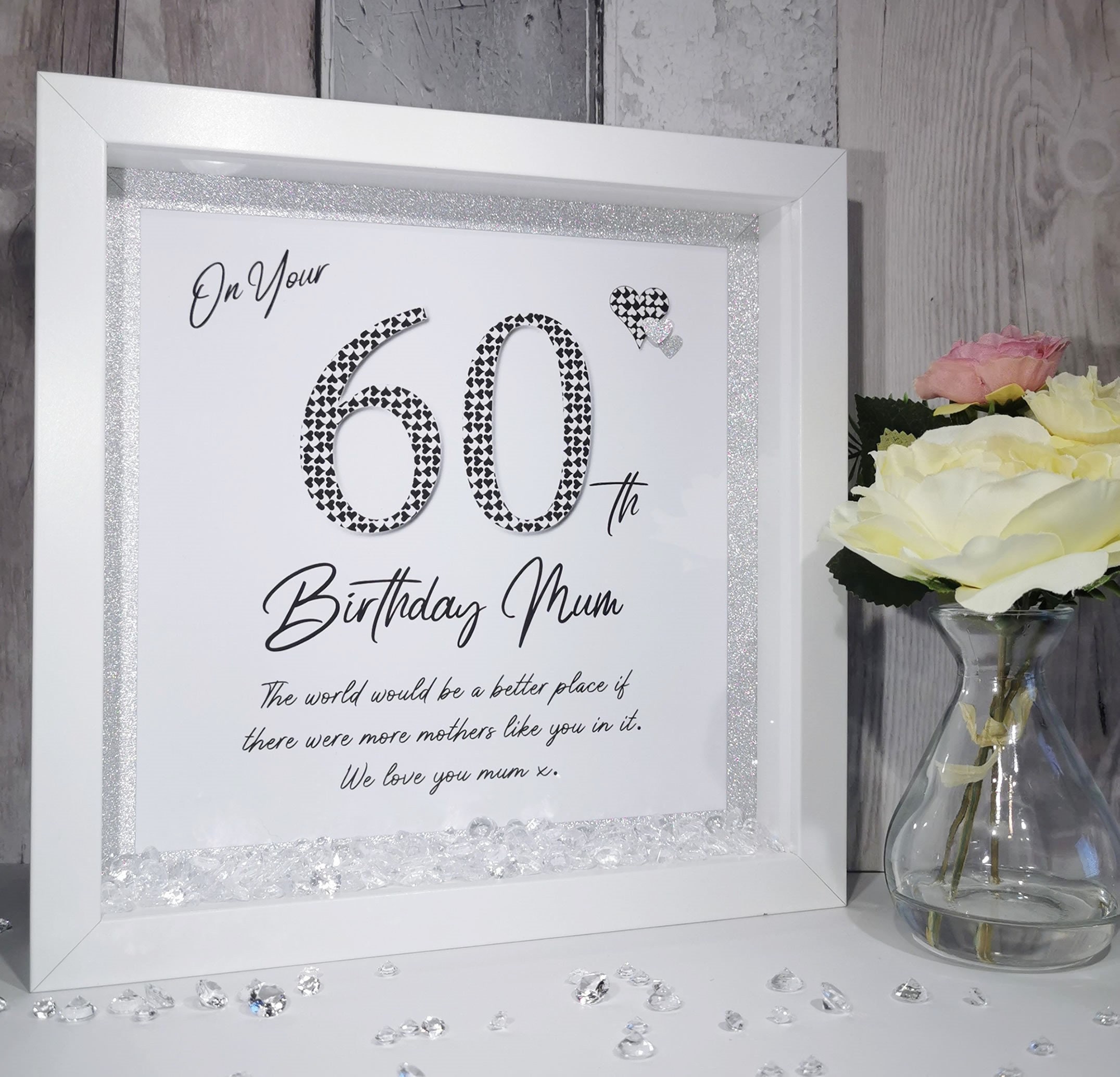 Personalised 60th Birthday Frame Gift. Special Birthday Gift. | Etsy