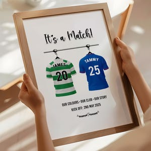 Personalized Wedding Football Print - Custom Couple Artwork, Bride and ...