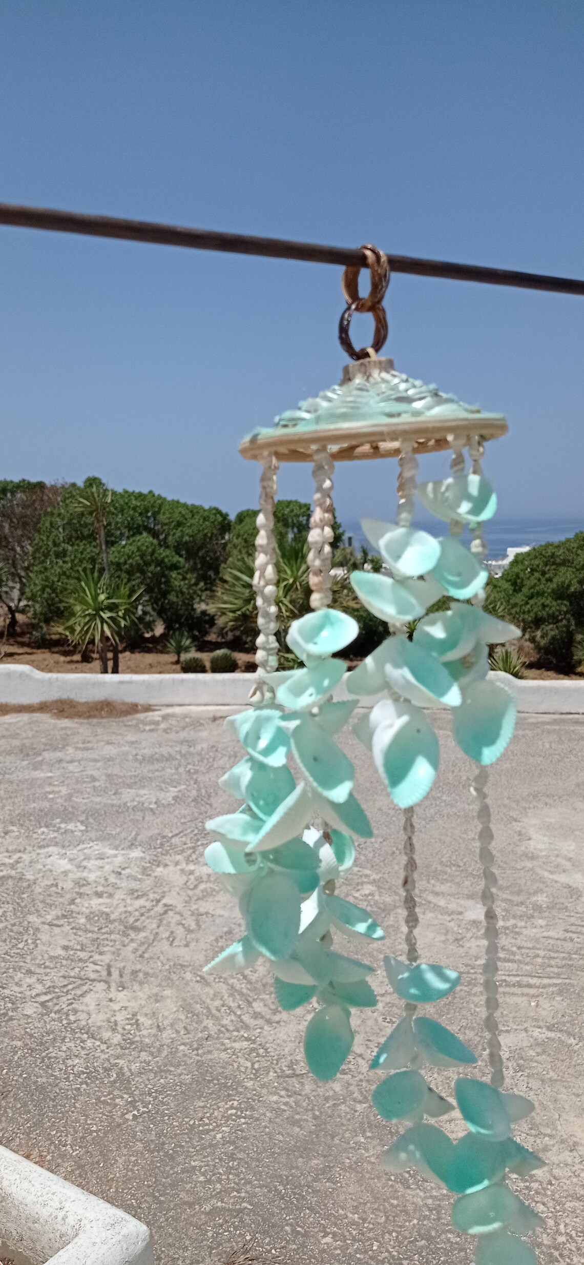 Green Seashells Handmade Hanging Decoration - Etsy