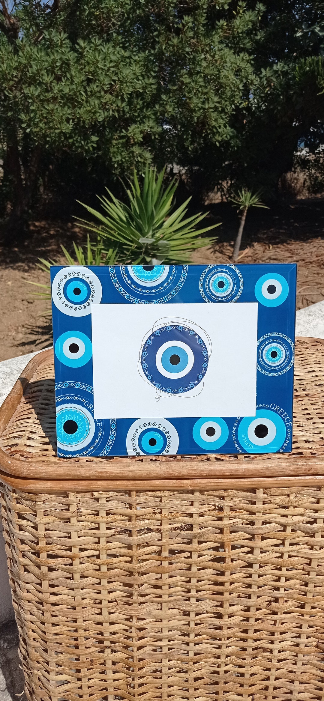 Evil Eye Picture Frame Decoration - Etsy