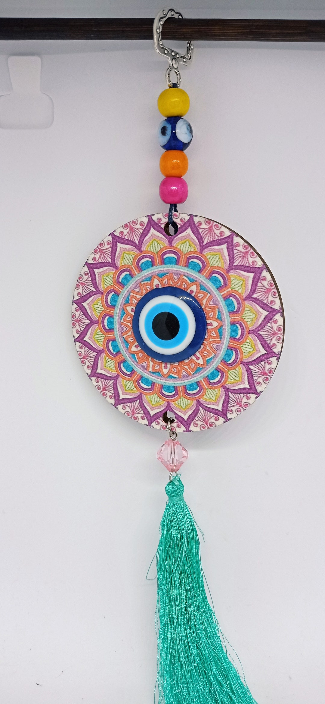 Pink Mandala Good Luck Hanging Decoration - Etsy UK
