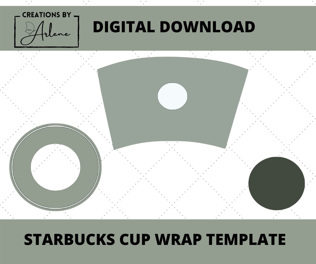 Starbucks Cold Cup Wrap Templates SVG - Etsy
