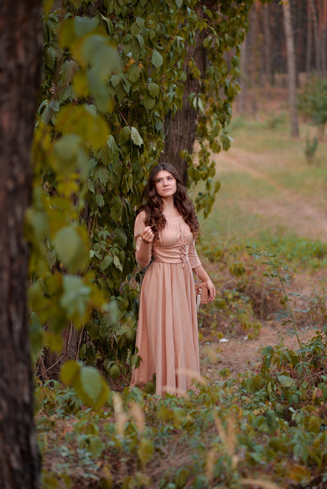 Amelia Dress. Linen Dress. Natural Dress. Linen. | Etsy