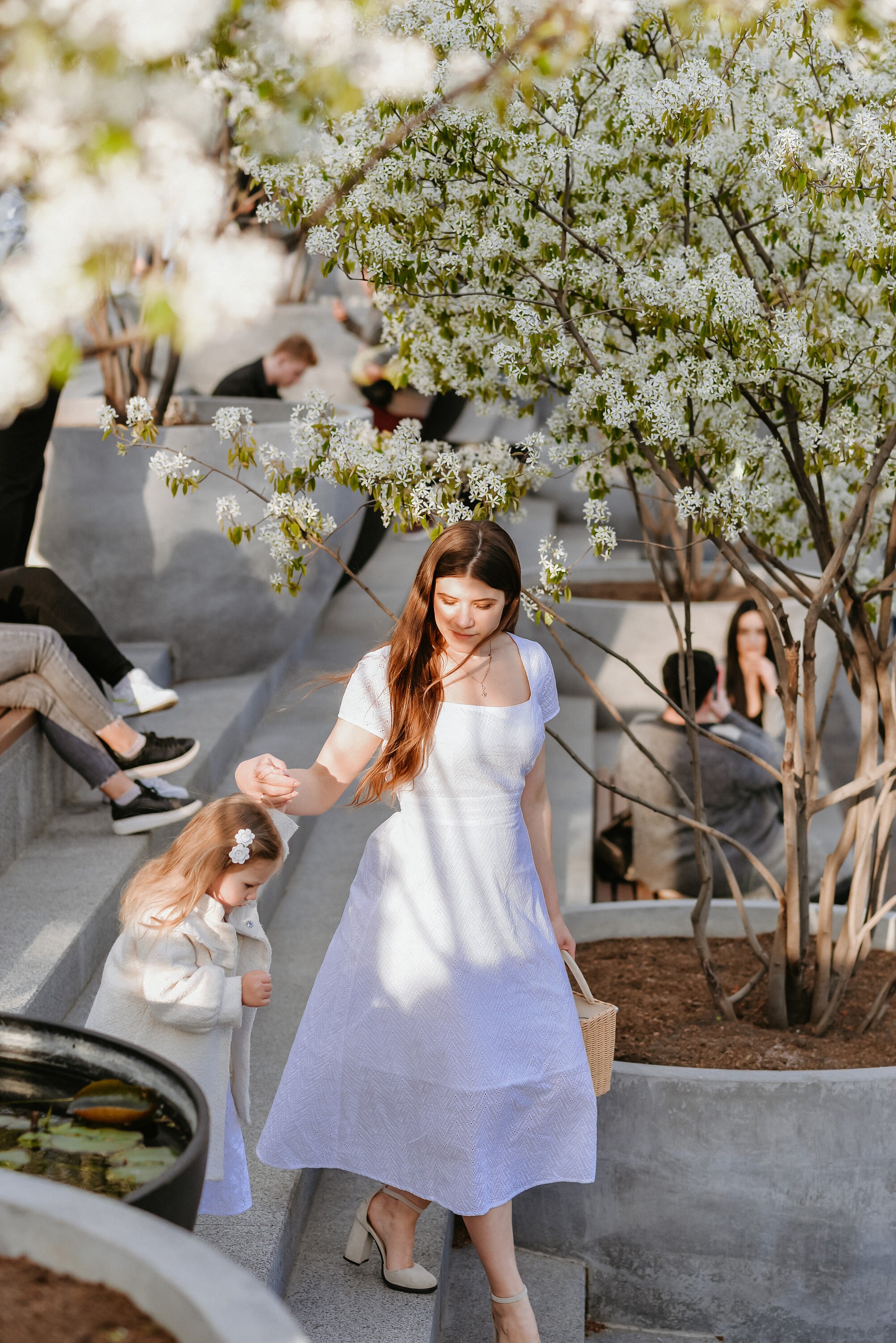 White Oleander Dress. Cotton Dress. Embroidery. Natural Dress. Summer ...