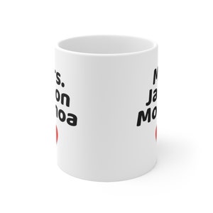 Mrs Jason Momoa With Heart 11-oz Coffee Mug Art / Film Lovers Gift ...