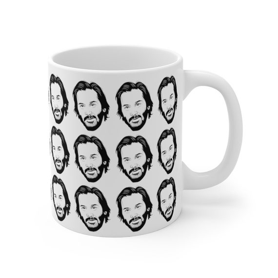 Pop Art Keanu Reeves 11-oz Coffee Mug Art / Film Lovers | Etsy