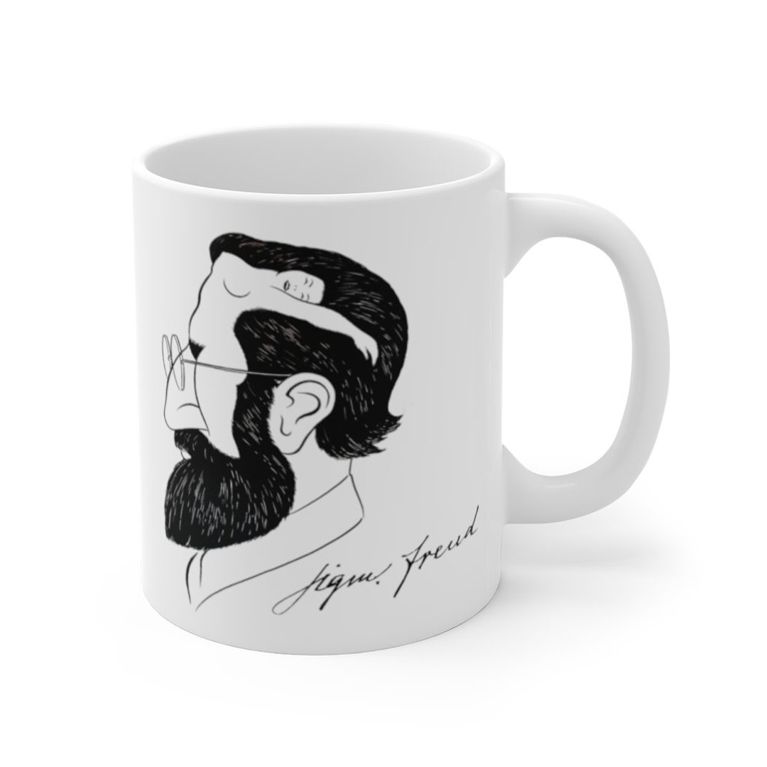 Sigmund Freud Coffee Mug: Optical Illusion, Doctor Humor Gift - Etsy