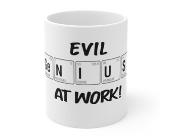 Genius at Work Mug - Etsy