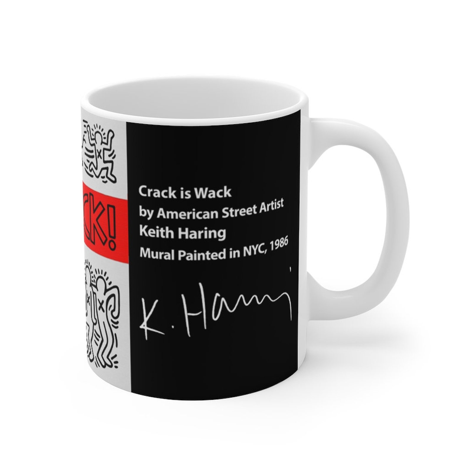 Famous Paintings Series Crack is Wack Homage to Keith | Etsy