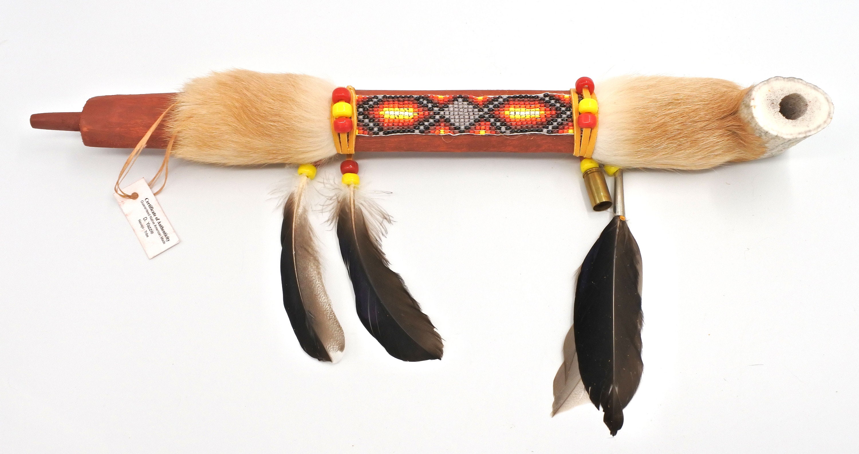 Authentic Native American Smokable Peace Pipe Handcrafted in - Etsy