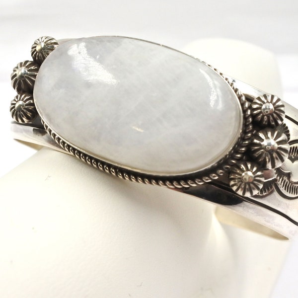 Moonstone Cuff Bracelet - Etsy