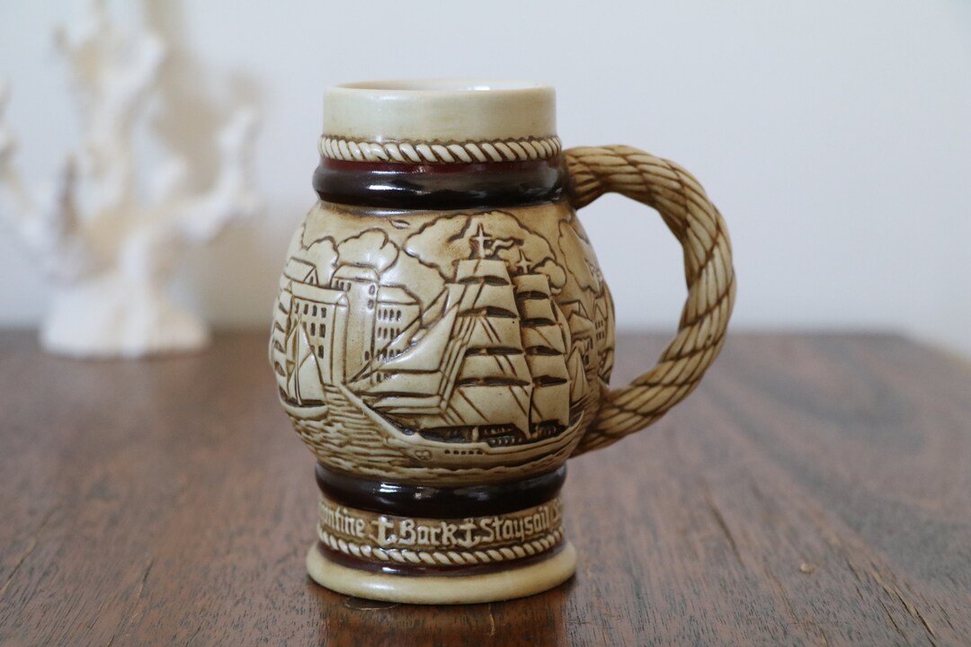 Vintage Retro 80s AVON Ceramic Beer Stein Beer Mug With Port - Etsy